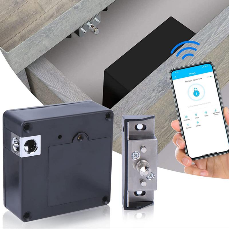 [READY STOCK] Smart Drawer Electronic RFID Door Lock Hidden DIY Wooden ...