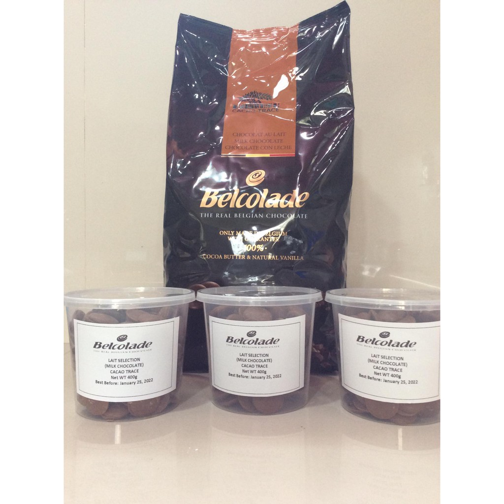 Belcolade Lait Selection 500g and 250g ( Milk Cholcolate) | Shopee ...