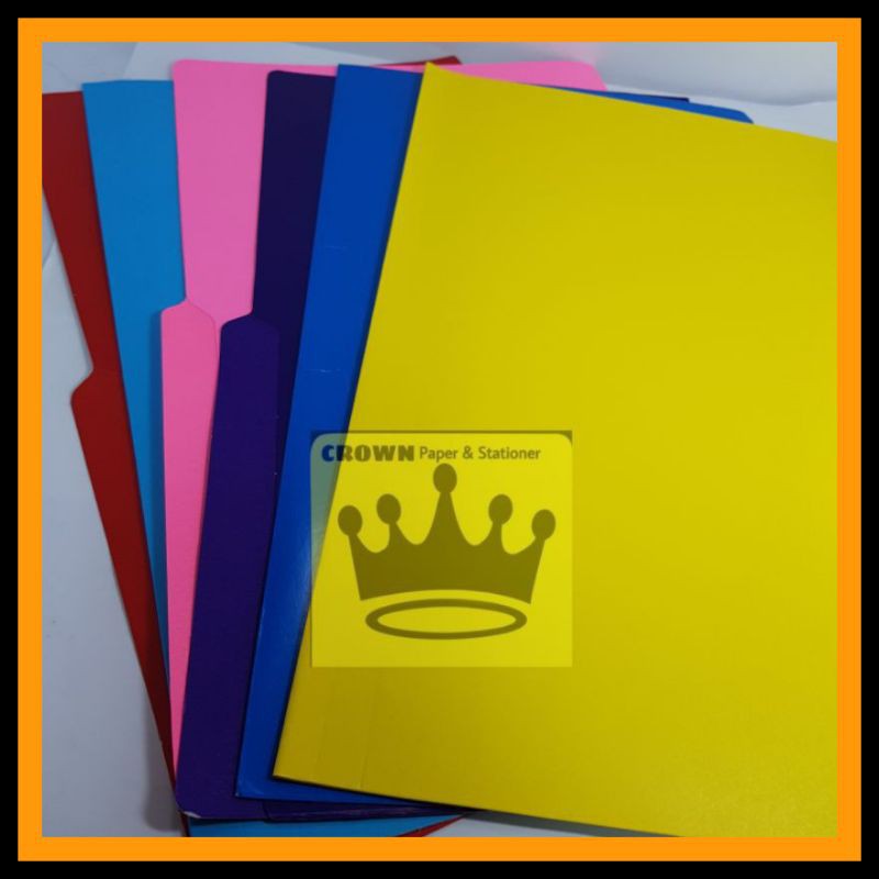 1Pack COLORED FILE FOLDER LONG ( 1dz) | Shopee Philippines