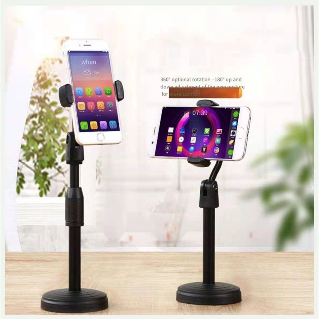 Desktop Stable Cell Phone Holder Stand for Facebook Live Streaming ...