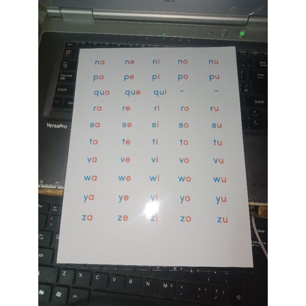 CV Blends Reading LAMINATED Chart for Kids Reading Materials Montessori ...