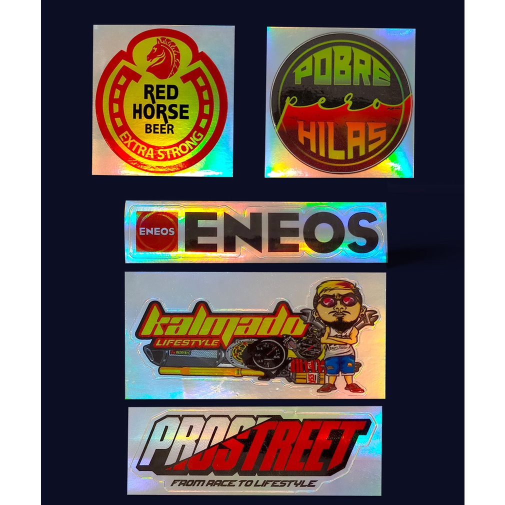 Hologram Thai Stickers - Kalmado, Prostreet, Redh*rse, Pobre perohilas ...