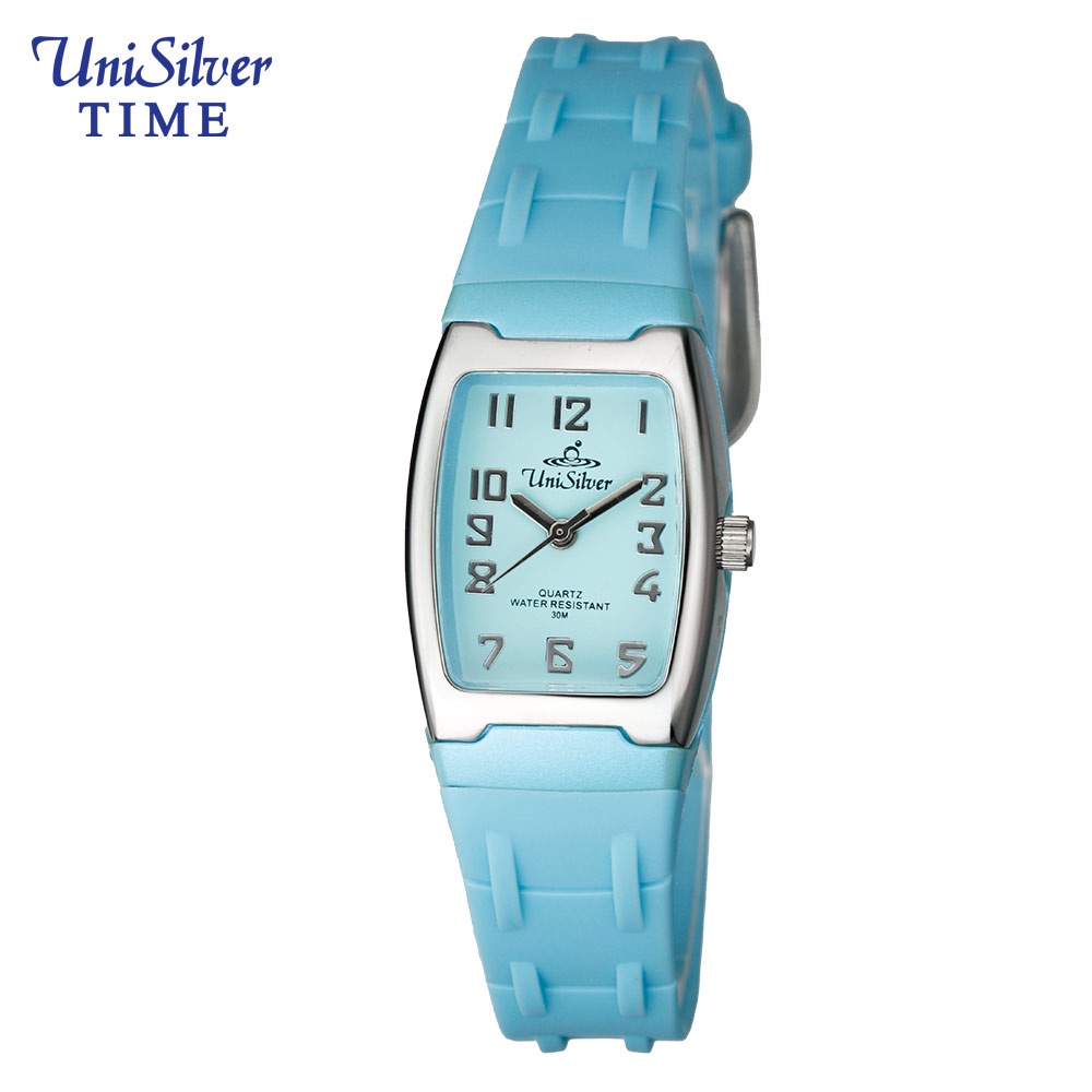 UniSilver TIME ADAGEE Women's Extra Small Analog Silver/Light Blue ...