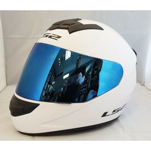 LS2 HELMET FF352 ROOKIE GLOSSY PEARL WHITE | Shopee Philippines