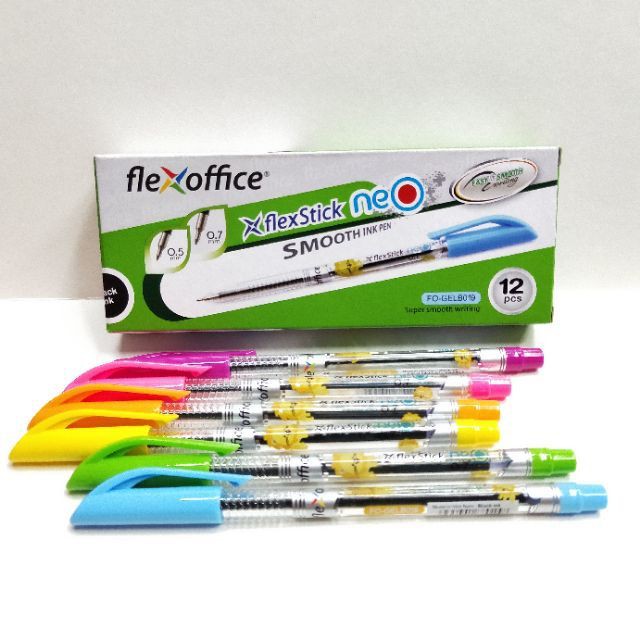 ORIGINAL Flexoffice Flexstick ballpen Neo 12pcs/box | Shopee Philippines
