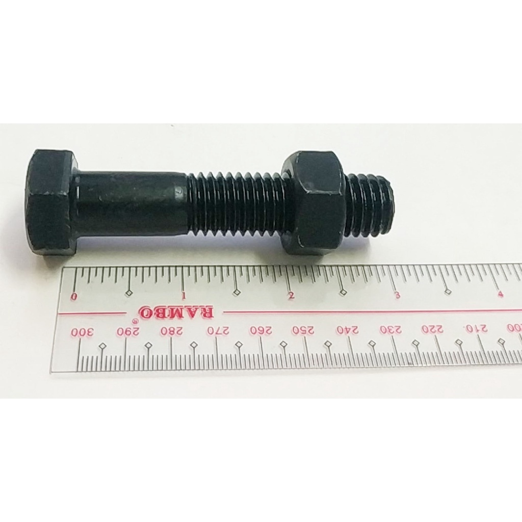 HT BOLT 5/8" X 3" WITH 1 PIECE NUT HI TENSILE | Shopee Philippines