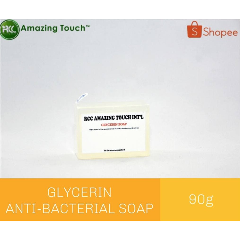 RCC Amazing Touch Glycerin Anti- Bacterial Soap 90G | Shopee Philippines