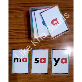 80 pcs. Laminated Flash cards ABAKADA | 80 pcs. Laminated Flashcards | Shopee Philippines