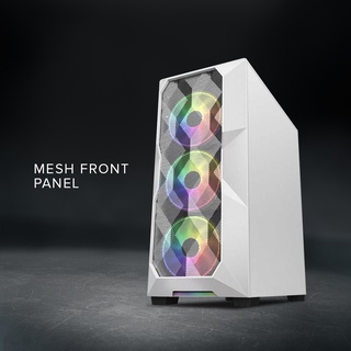 EasyPC | Keytech Armor Knight Series Mid Tower Gaming PC Case White or ...
