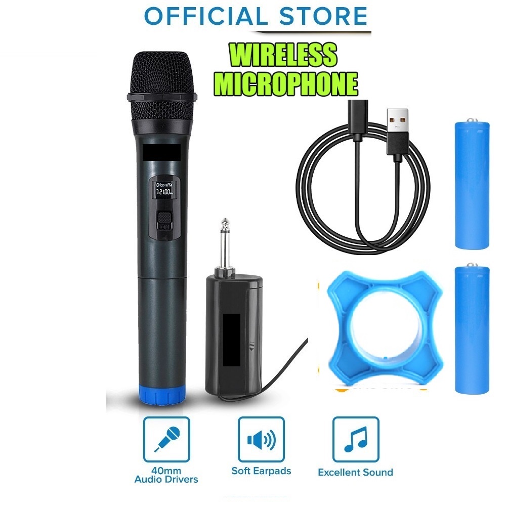 COD Wireless Microphone Handheld Microphone with Receiver Professional ...