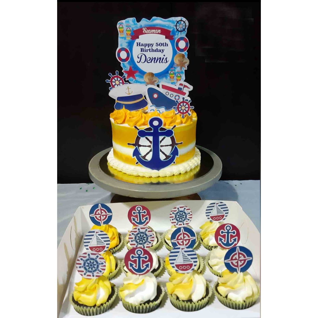 Marine Seaman Navy Theme Cake Topper | Shopee Philippines