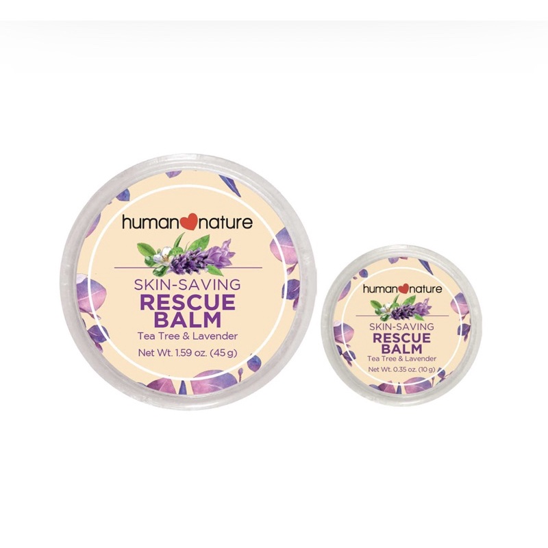 HUMAN NATURE Rescue Balm | Skin - Saving (Tea Tree & Lavender) | Shopee ...