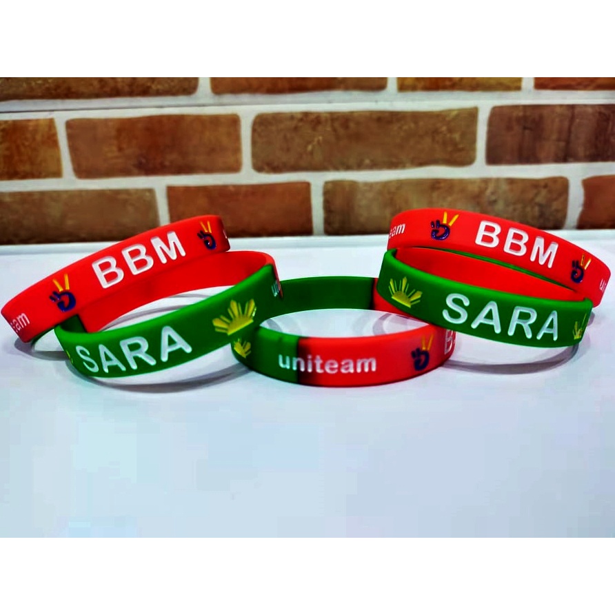 BBm SAra Marcos Duterte Election 2022 Merch Wristband Baller ID Band ...