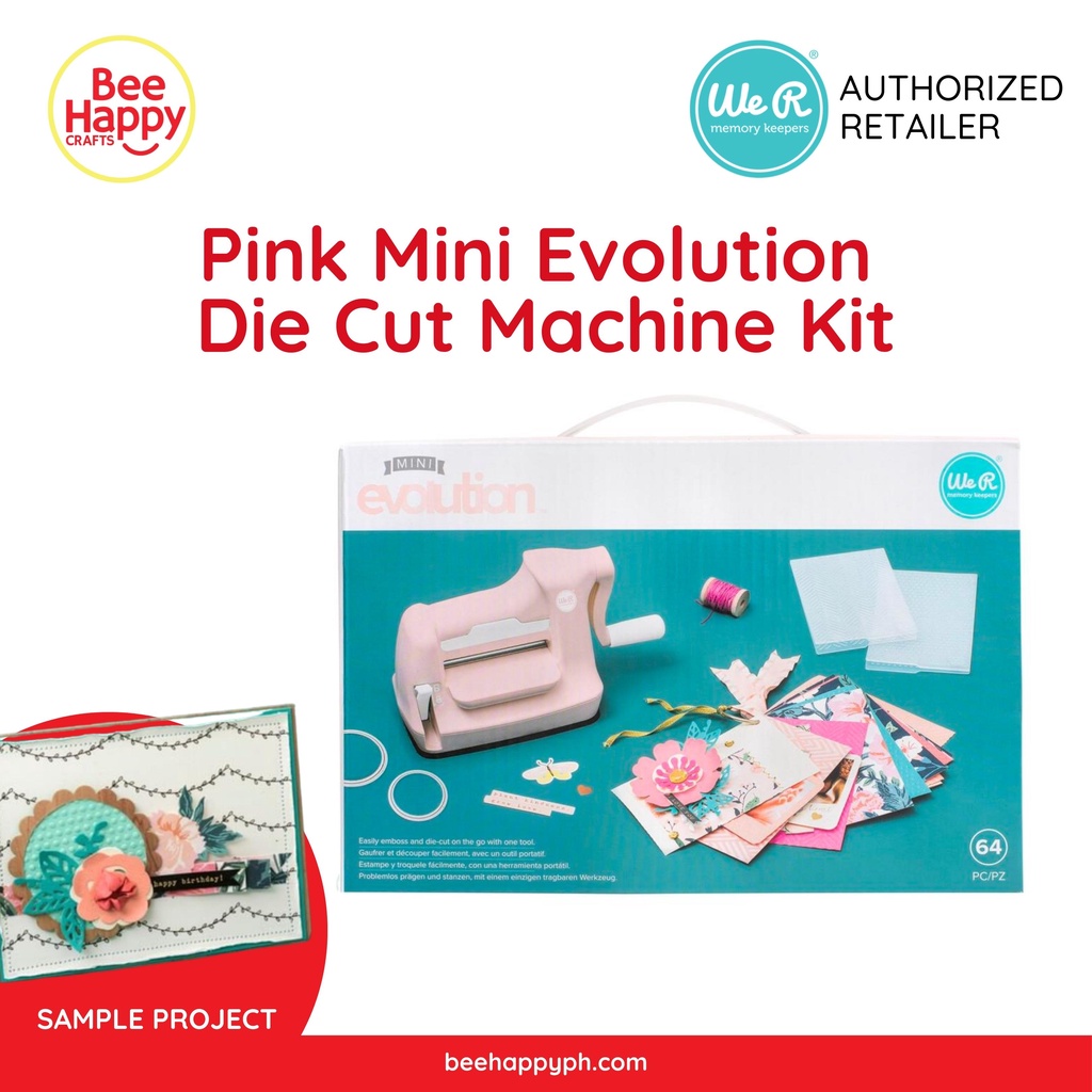 We R Memory Keepers Pink Mini Evolution Die Cut Machine Kit | Shopee ...