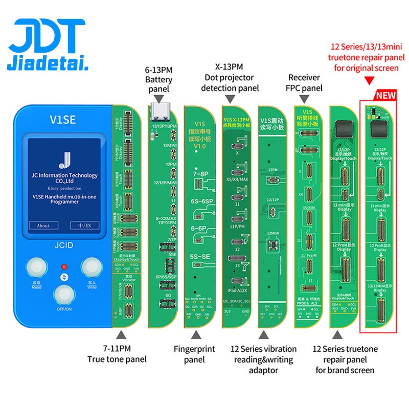 JC V1SE Phone Ture Tone Repair Programmer for Phone iP 7 7P 8 8P X XR ...