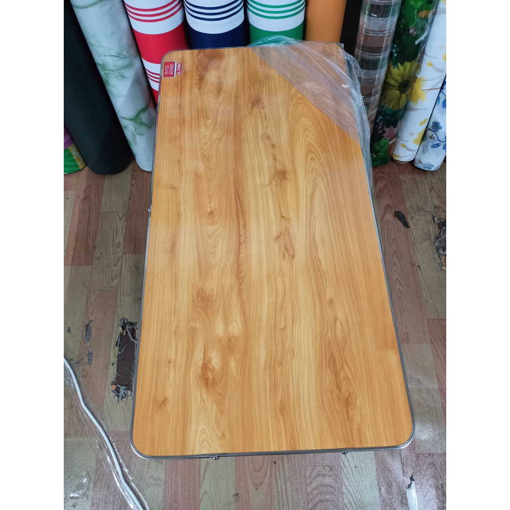 STS 40x80 Folding Table LOW Heavy Duty Table/ Wooden | Shopee Philippines