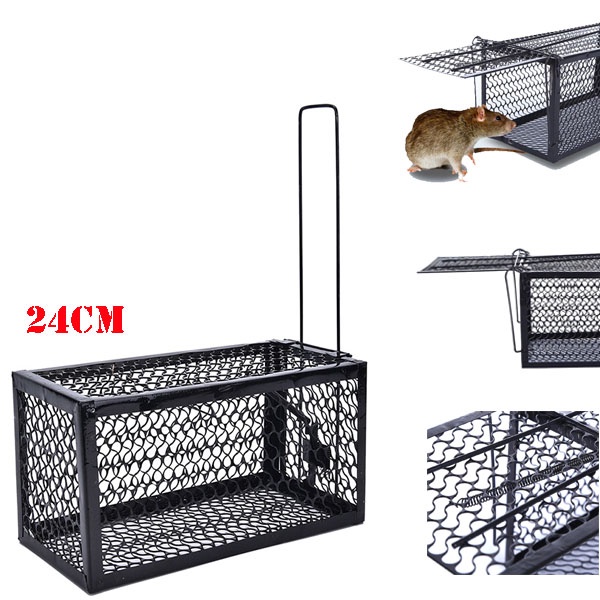 RAT CAGE001- 24CM Metal Reusable Mouse Trap Rat Cage | Shopee Philippines