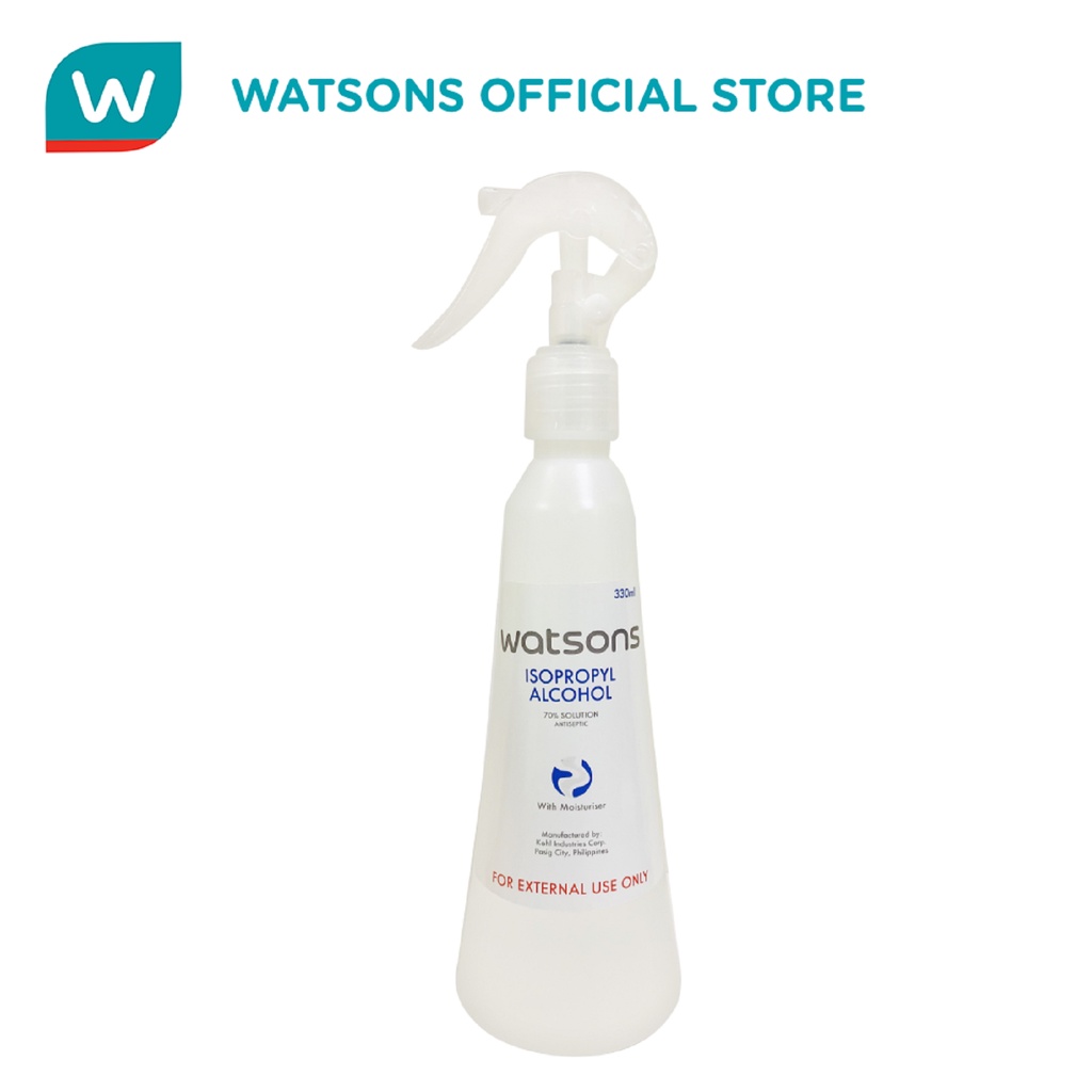 WATSONS Isopropyl Alcohol Spray 330ml | Shopee Philippines