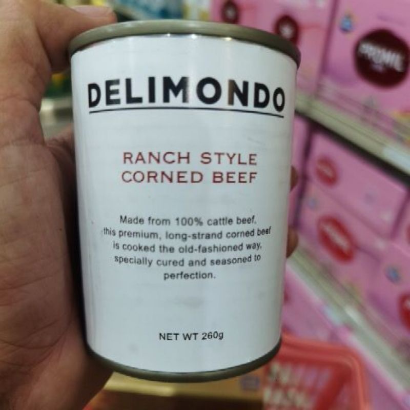 Delimondo Ranch Style Corned Beef 380G | Shopee Philippines