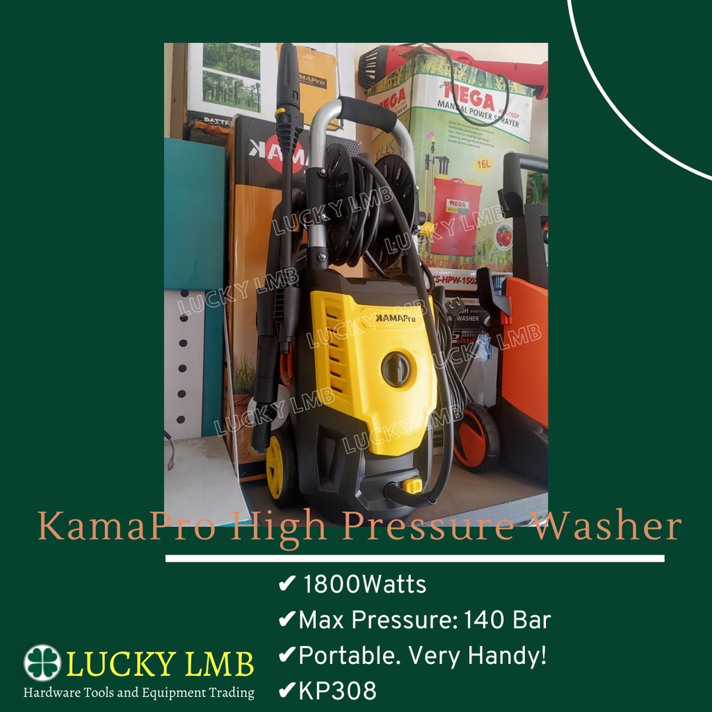 LMB | KamaPro Japan Portable High Pressure Washer 140 Bar KP308 ...