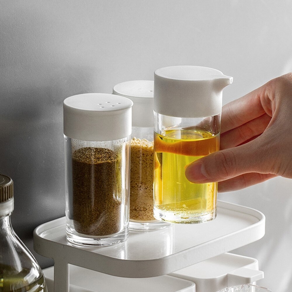 Minimalist Japan Style Kitchen Clamshell Seasoning Bottle | Shopee ...