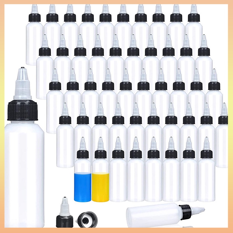 Plastic Squeeze Bottles With Twist Top Cap Small Squeeze Bottles Clear ...