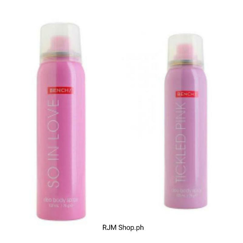 Bench body spray so in love/tickled pink 100ml | Shopee Philippines