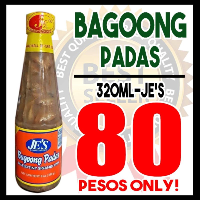 Bagoong Padas Ginamos Pangasinan (Salted Tiny Siganish Fish) | Shopee ...