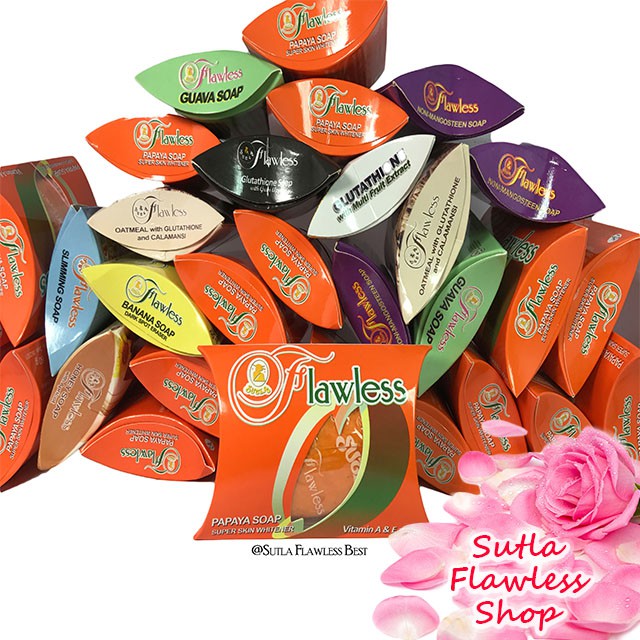 10pcs Sutla Flawless Papaya Soap Variants 60g | Shopee Philippines