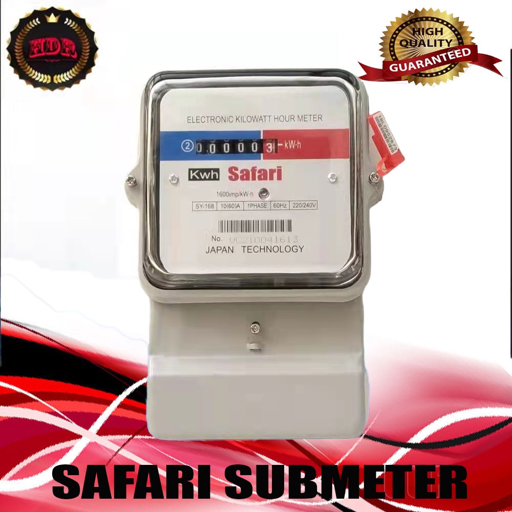 safari SY-168 Electric sub-meter digital kilo watt hours (submeter ... safari SY-168 Electric sub-meter digital kilo watt hours (submeter ...
