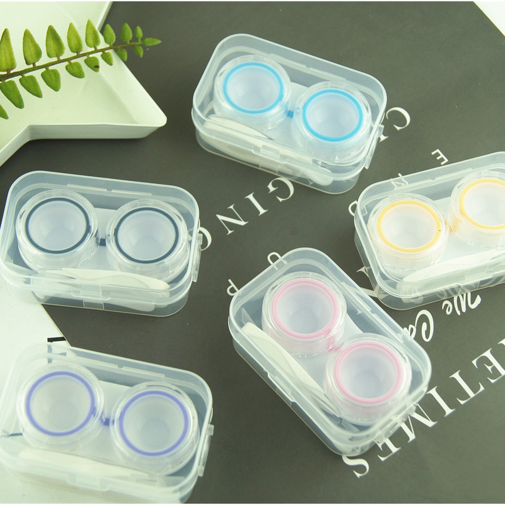 Eyeshare Color Transparent Contact Lenses Case Container | Shopee ...