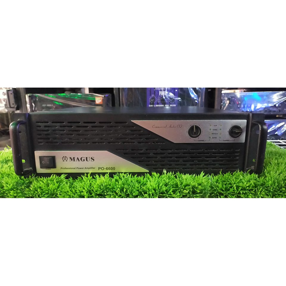 MAGUS PO-6600 Power Amplifier 800W x 2 | Shopee Philippines