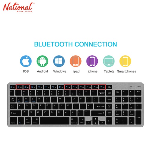 Wireless Keyboard Bluetooth Rechargeable Slim | Shopee Philippines
