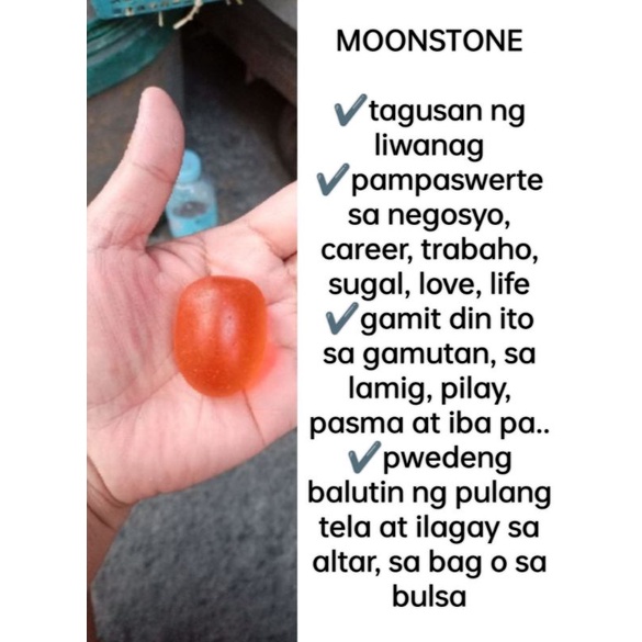 Moonstone Orange | Charm o swerte sa negosyo, career, lovelife ...