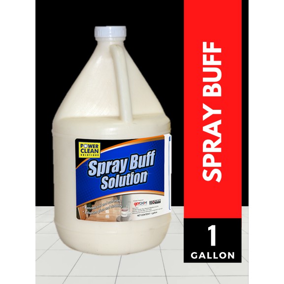 Spray Buff Solution 1 GALLON Floor Wax Vinyl Rubber Linoleum Buffable ...