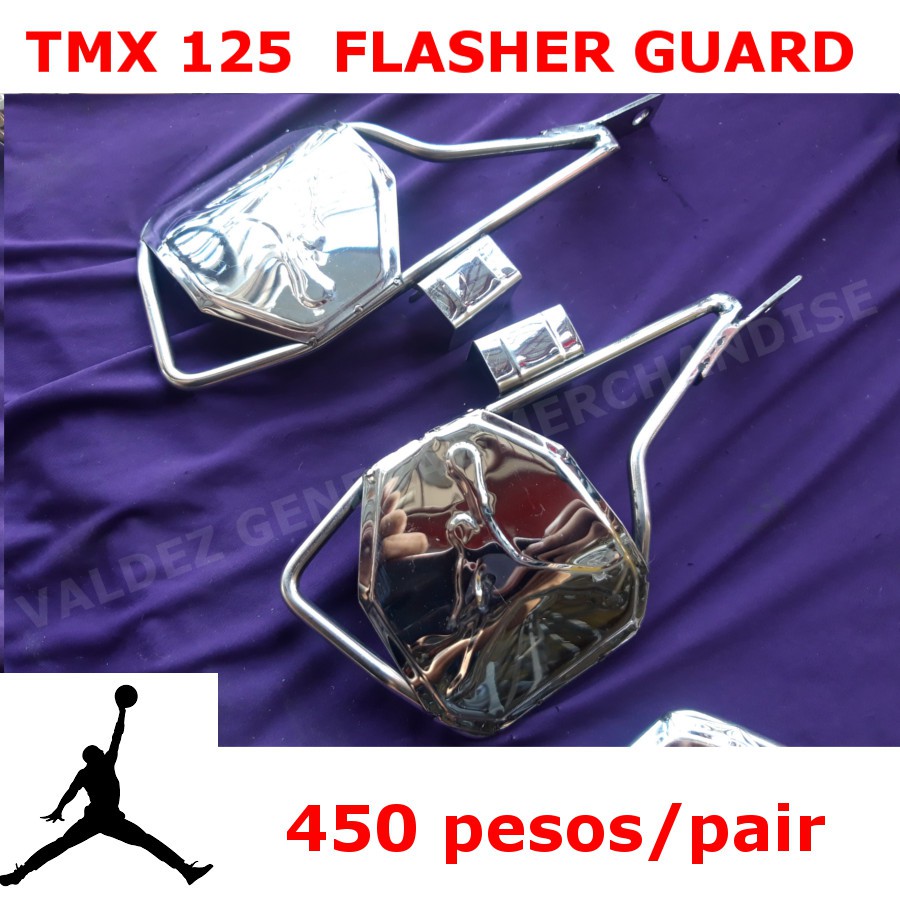 TMX 125 Flasher Guard Stainless Pair New Design , Kobe and Jordan ...