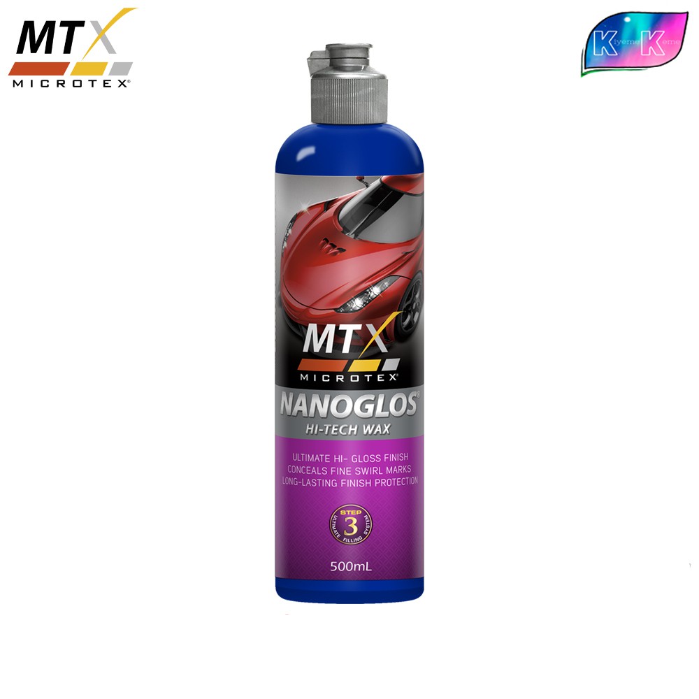 Microtex NANOGLOS 500ml (Carnauba Wax, Car Wax and Protection, MTX Car ...