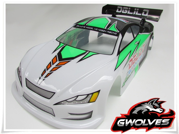1/10 RC RACING Touring car competition 190mm width High downforce PVC ...