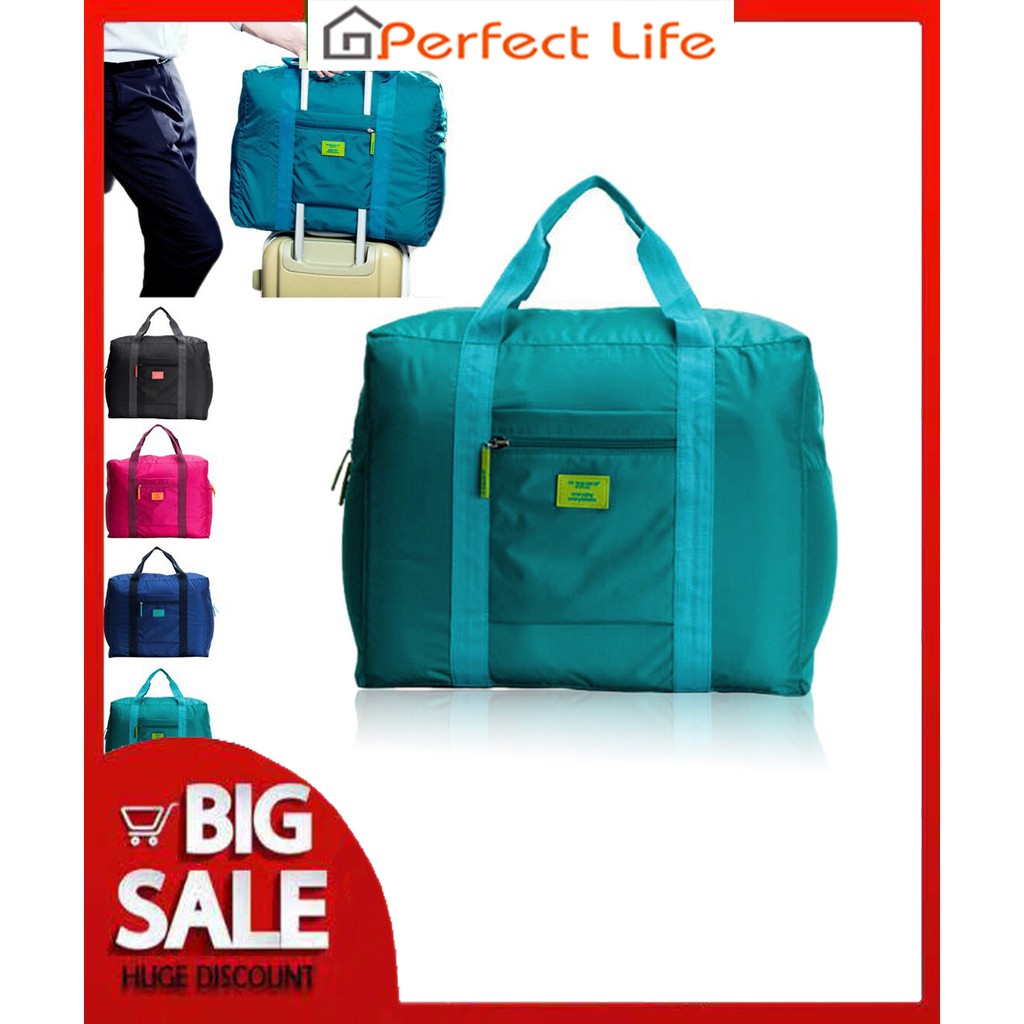 Perfect Life Travel waterproof nylon folding travel bag | Shopee ...