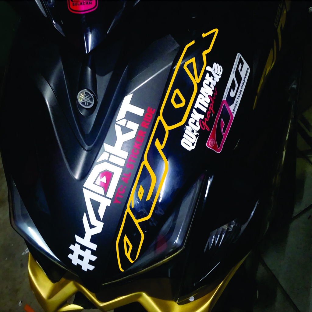 Yamaha Aerox 155 Front Sticker Designs Water Resistant | Shopee Philippines