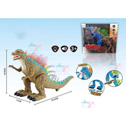 Walking Godzilla with Lights and Sounds Toy Toys Children Kids | Shopee ...