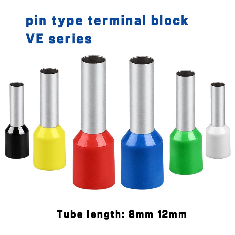 Pin terminal VE series tube length 8mm 12mm pin European terminal VE ...