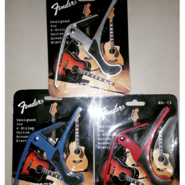 Fender Guitar Capo Metal ( per piece ) | Shopee Philippines