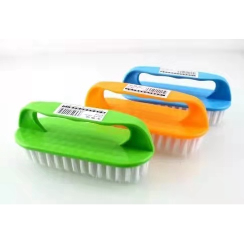 Hard Bristle Colored Plastic Laundry Brush with Handle | Shopee Philippines