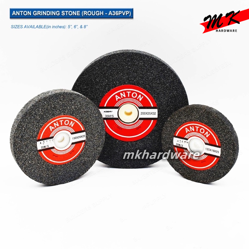 ANTON Grinding Wheel Stone for Bench Grinder FINE or ROUGH 5inches ...
