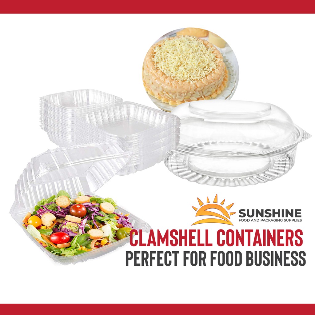 10pcs Clamshell Ensaymada Cinnamon Roll Clear Packs Cearpack | Shopee ...