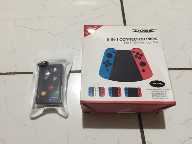 DOBE 5 in 1 Controller Joycon Connectors Pack for Nintendo Switch ...