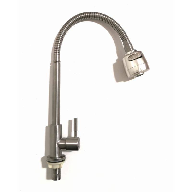 M1 304-F Heavy Duty Stainless Flexible Kitchen Sink Faucet Gripo ...