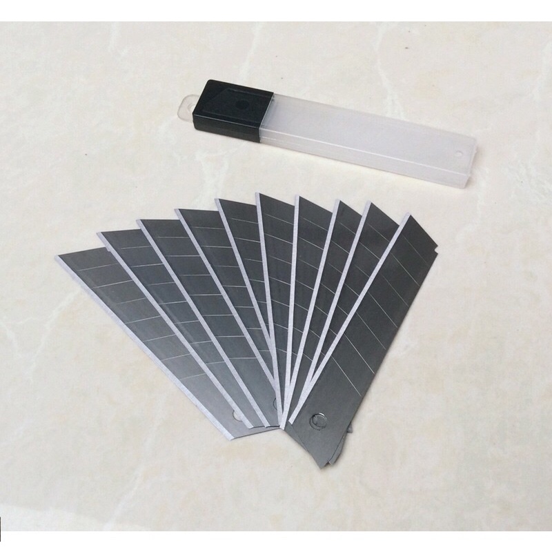 10PCS 18mm big Heavy duty cutter blade refill. | Shopee Philippines