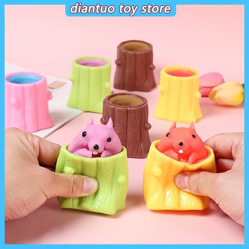 Squish Mouse Cheese Chipmunks Toys / Squishy pop it Toys / pop Squeeze ...